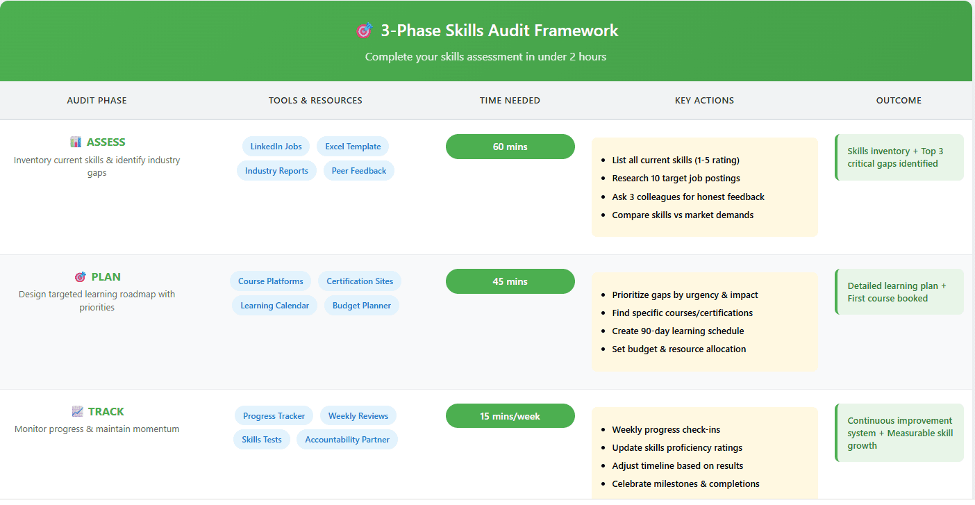 How to Conduct a Personal Skills Audit That Actually Works - Amatum